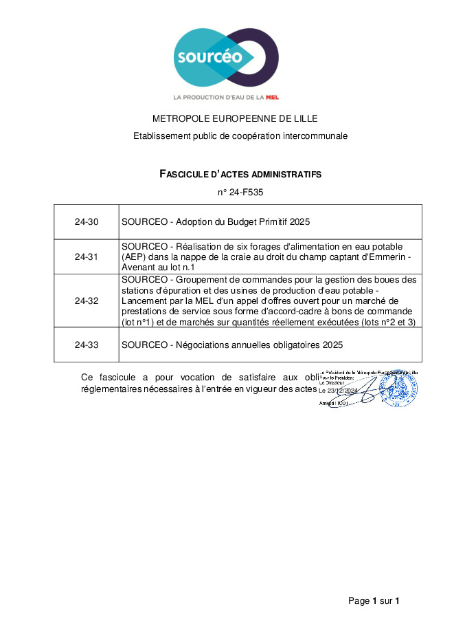 Fascicule Sourceo N 535 du 20 décembre 2024(.pdf ) | Métropole ...